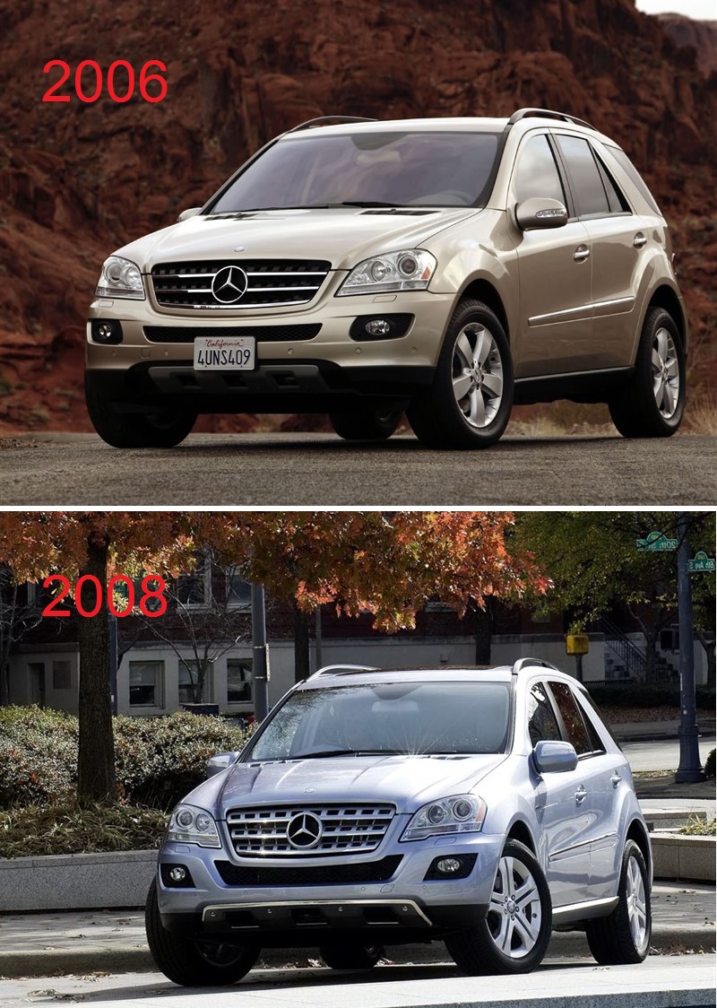 Mercedes-Benz ML350 / W164 Auto Body Kits Stainless Steel Bumper Protector